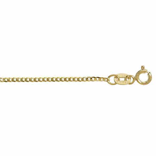 1.5mm CURB Solid Gold Chain 10K – Esnce Jewels